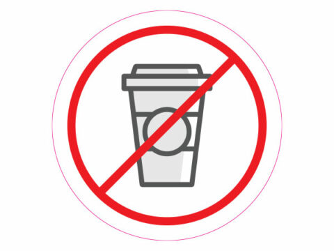 Sticker, No Coffee Cups | Containers for Change