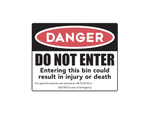 Bin Sticker, In Room | Containers for Change