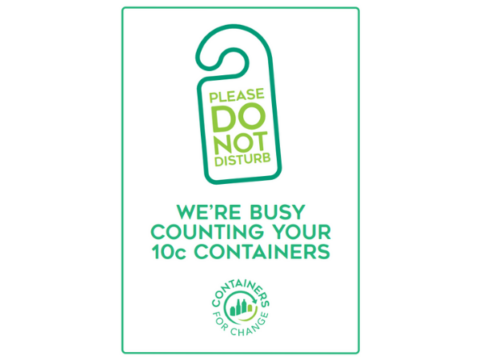 Poster, Do Not Disturb | Containers for Change