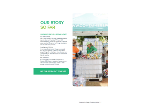 Fundraising Guide | Containers for Change