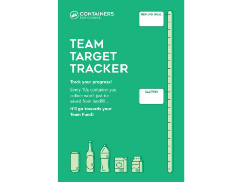 Dry-Erase A3 Poster, Team Target Tracker | Containers for Change